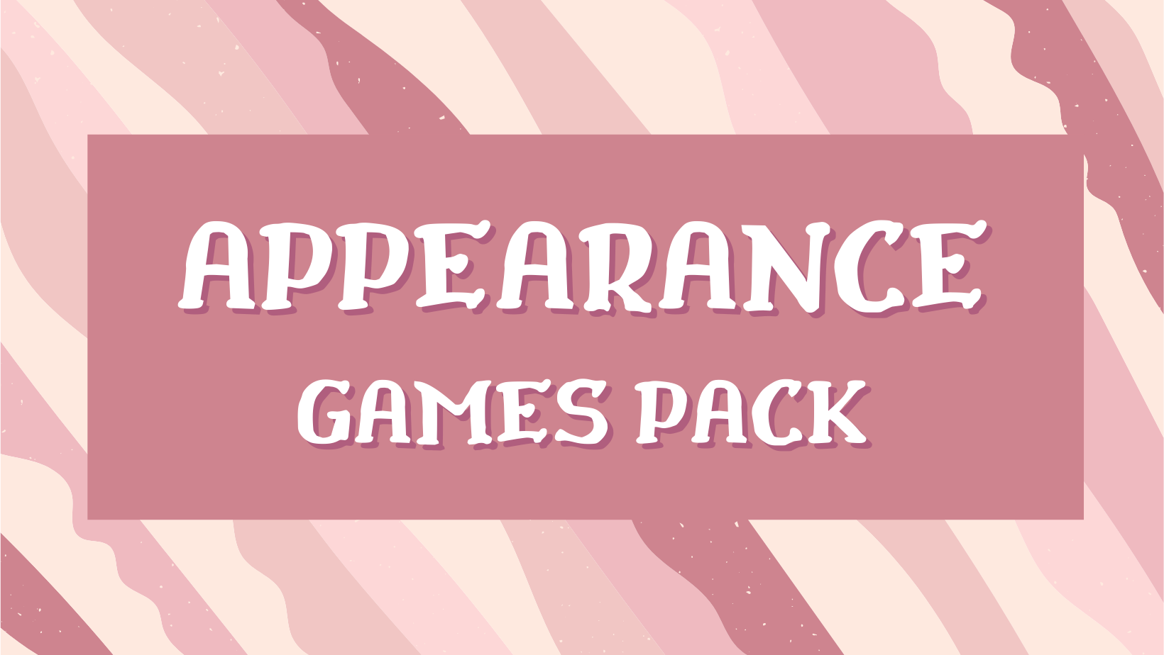 [FREEBIE] Let's talk about... appearance! GAMES PACK - Speaking Corner