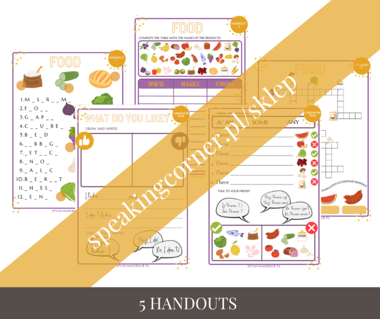 FOOD Games Pack + Online Games - Speaking Corner