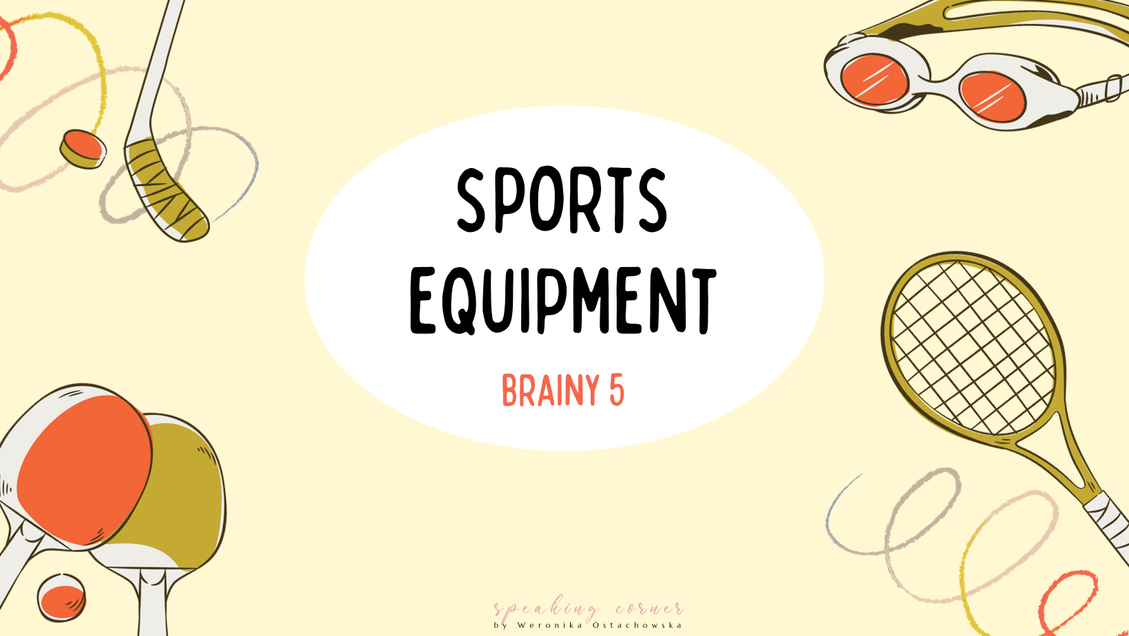[FREEBIE] Sports Equipment GAMES PACK - Speaking Corner
