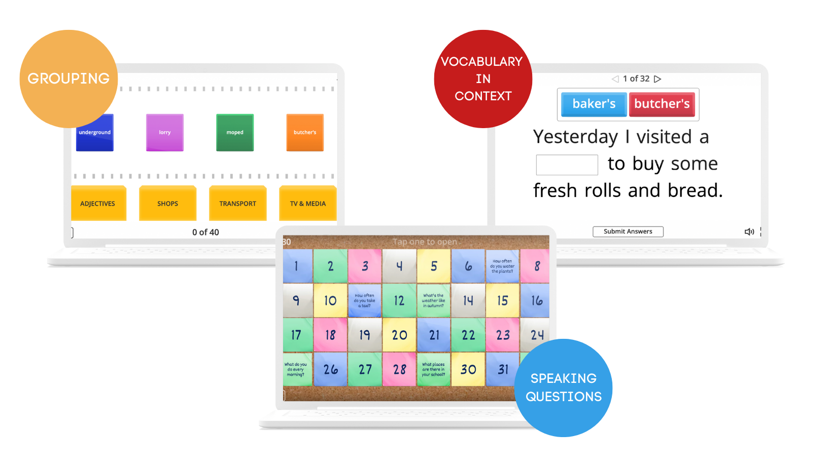 [FREEBIE] Revision Wordwall Games: Brainy 5 - Speaking Corner