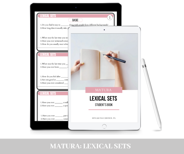 LEXICAL SETS Matura + ebook - Speaking Corner
